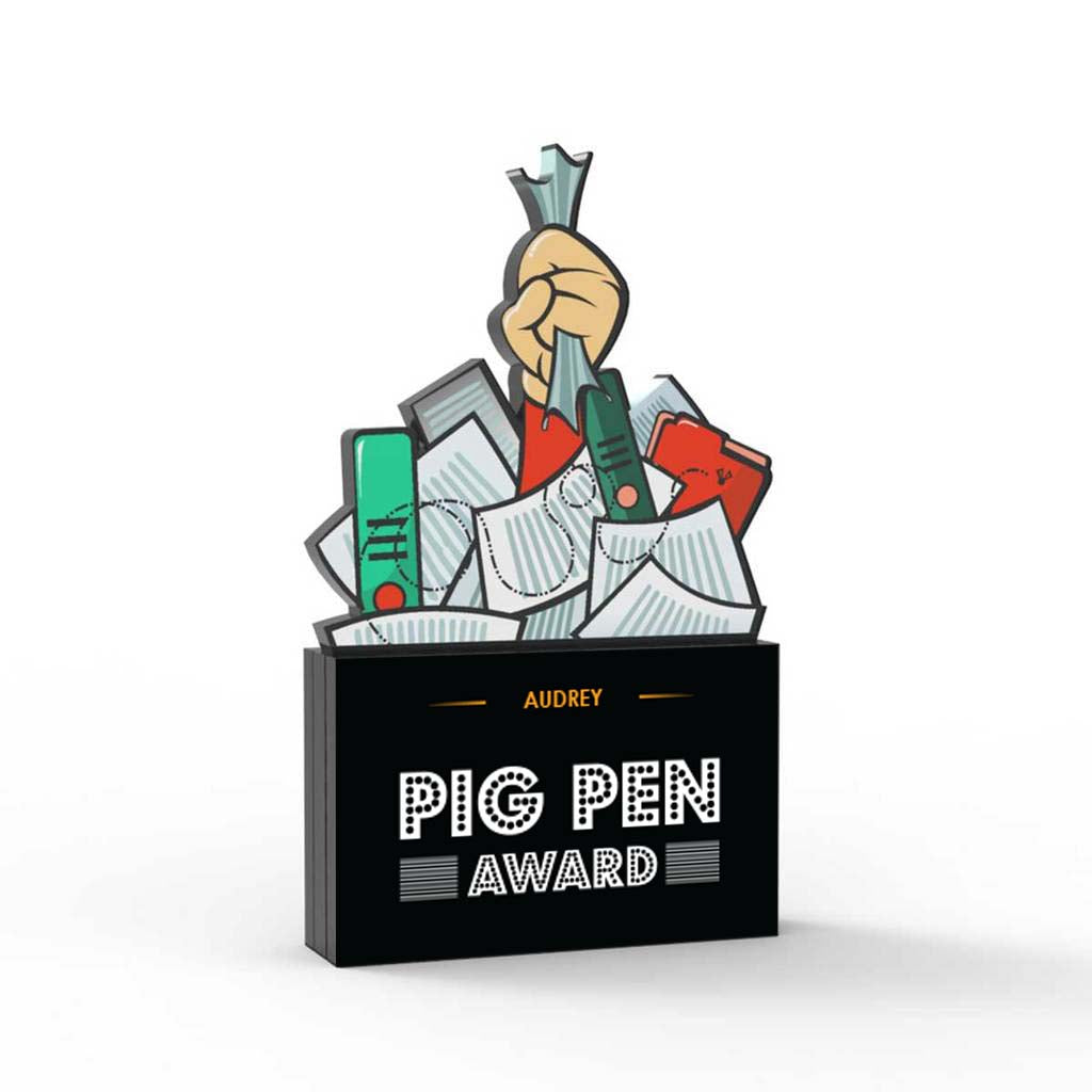 Pig Pen Award – Engrave - Awards and More
