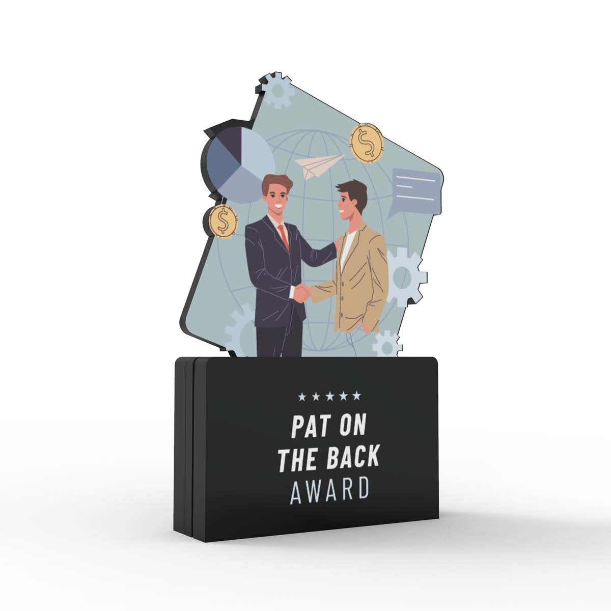 Pat on the Back Award – Engrave - Awards and More