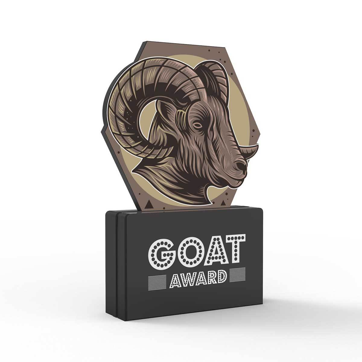 GOAT Award – Engrave - Awards and More